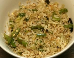 Capsicum Rice Recipe - Awesome Cuisine