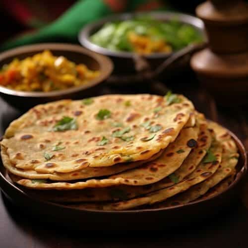 Vegetable Stuffed Chapati Recipe - Awesome Cuisine
