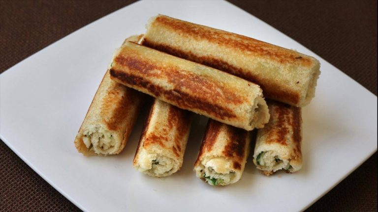 Paneer Bread Rolls Recipe - Awesome Cuisine