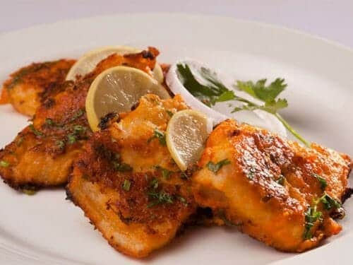 Mahi Tikka Recipe | Roasted Fish Tikka in a Pan Recipe