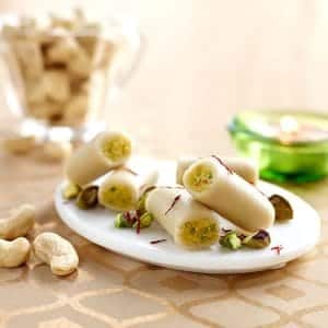 Cashew Pista Roll Recipe - Awesome Cuisine