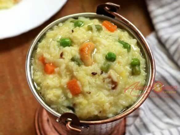 Vegetable Pongal Recipe - Awesome Cuisine