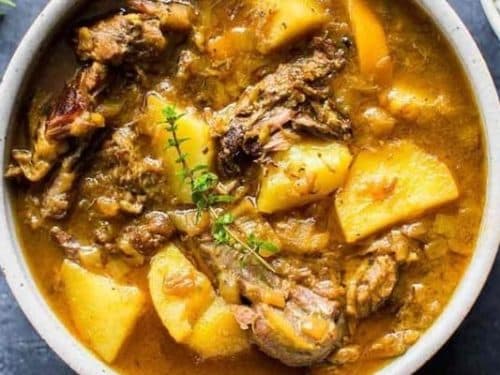 Mutton Curry with Potatoes Recipe - Street Food Spectacle