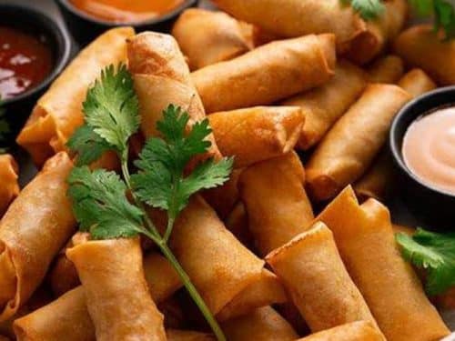 Asparagus Mini Spring Rolls Recipe - Awesome Cuisine