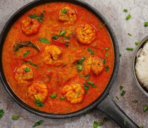 Prawn Curry with Cashew Nuts Recipe - Street Food Spectacle