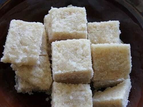 Rava Coconut Burfi Recipe - Awesome Cuisine