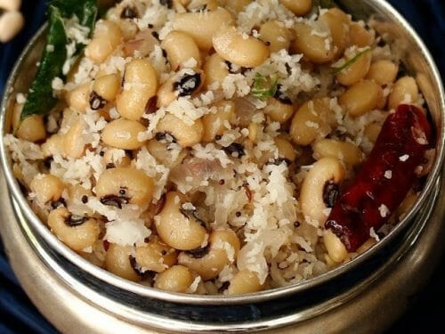 Karamani Sundal Recipe - How to Make Black Eyed Peas Sundal