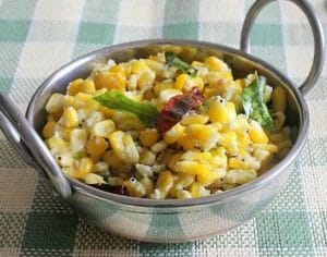 Sweet Corn Sundal Recipe - Awesome Cuisine