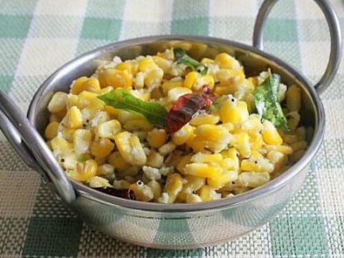 Sweet Corn Sundal Recipe - Awesome Cuisine