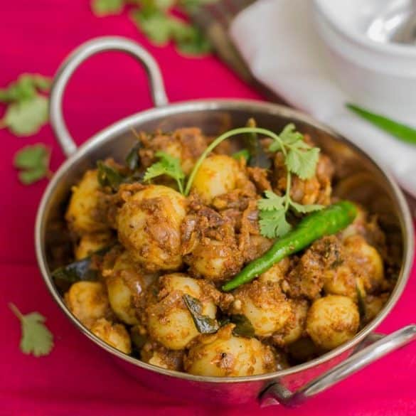 Chettinad style Potato Masala Recipe - Awesome Cuisine