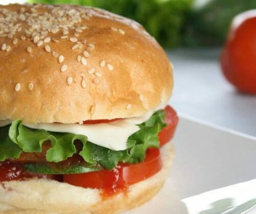 Veg Cheese Burger Recipe - Awesome Cuisine