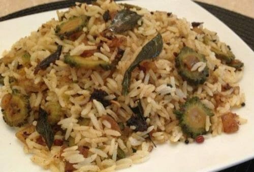 Bitter Gourd Rice Recipe - Awesome Cuisine