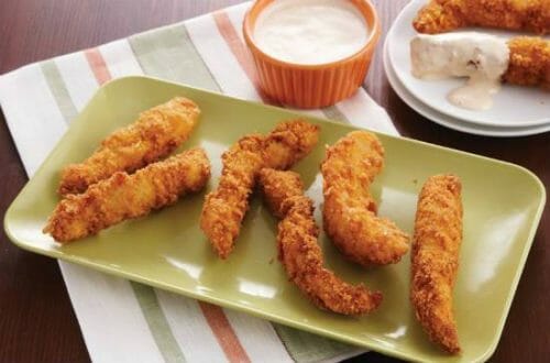 Cheesy Chicken Fingers Recipe - Awesome Cuisine