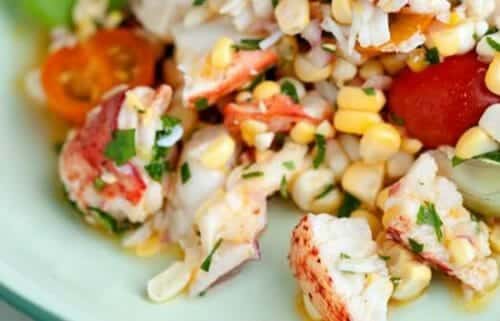 Lobster Corn Salad Recipe - Awesome Cuisine