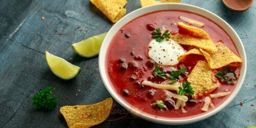 Mexican Chilli Bean Soup Recipe - Awesome Cuisine