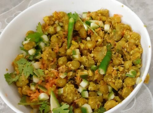 Pattani Masala Sundal Recipe - Awesome Cuisine
