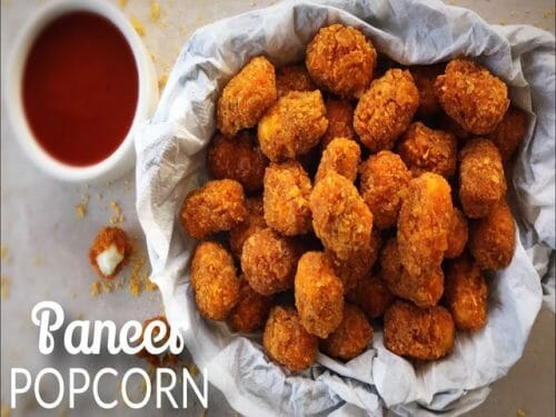 Paneer Popcorn Recipe - Homemade Paneer Popcorn Recipe