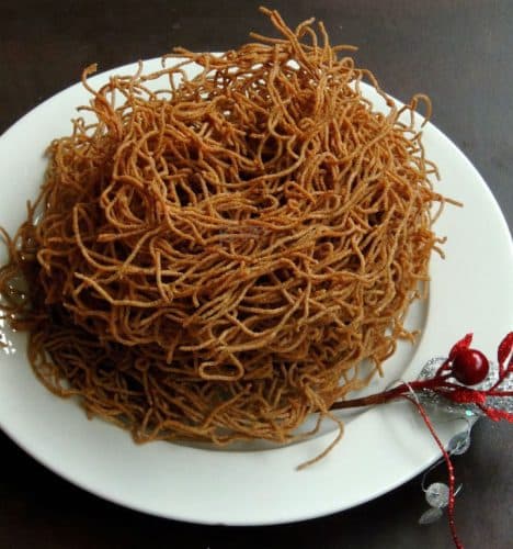 Ragi Sev Recipe - Ragi Omapodi Recipe - Ragi Ompodi Recipe