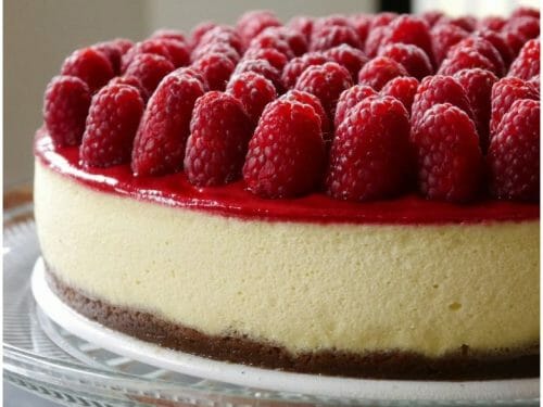 Raspberry Cheesecake Recipe - Awesome Cuisine