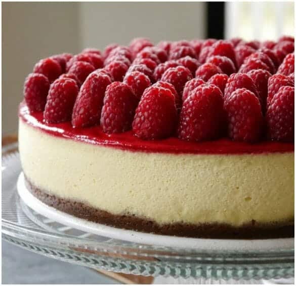 Raspberry Cheesecake Recipe - Awesome Cuisine